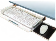 KBTM35 Worksmart Keyboard Tray With & W/O Mouse Tray - 350 mm Ebco ...