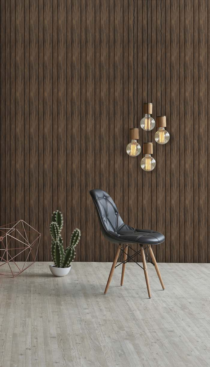 Shop Wenge Charcoal Louvers/Panels Display Clads Series | 8 ft x 5 inch ...