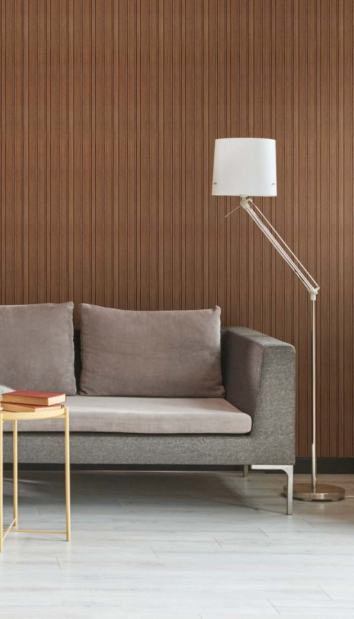 Brown Charcoal Louvers/Panels Sleek & Splendid Series | 8 ft x 5 inch ...