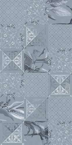 Nioz Breezy Blue 1200x600 mm Rustic Matt Finish GVT Tile | Nioz Breezy ...