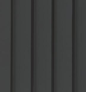 Grey Plain Colour Look Charcoal Louver/Panel 8 ft x 5 inch - 12 mm ...