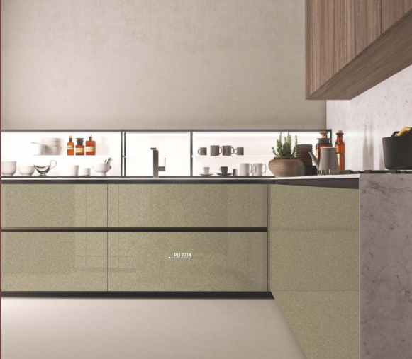 PU 7714 8 ft x 4 ft Metallic PU Finish PU Prima Ultra Series Laminate ...