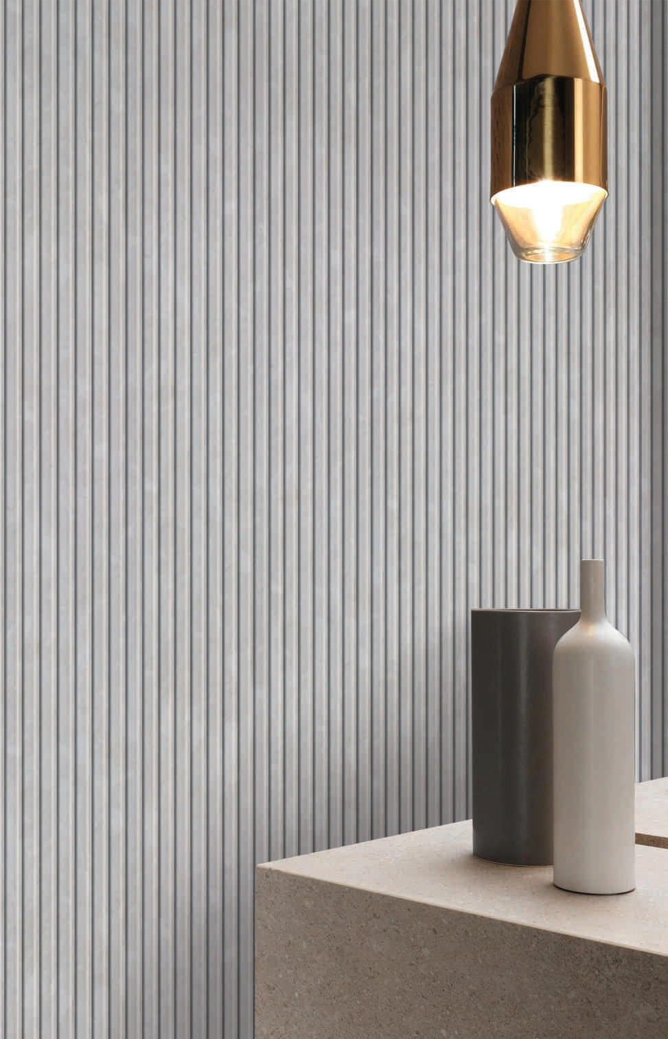 Shop Plain Colour Finish White Charcoal Louvers/Panels | 8 ft x 5 inch ...