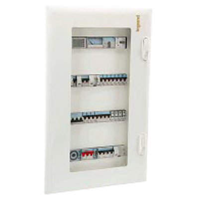 507711 Ekinox³ FLEXY DB's IP 43 IK 09 with acrylic door 4 row of 14 ...