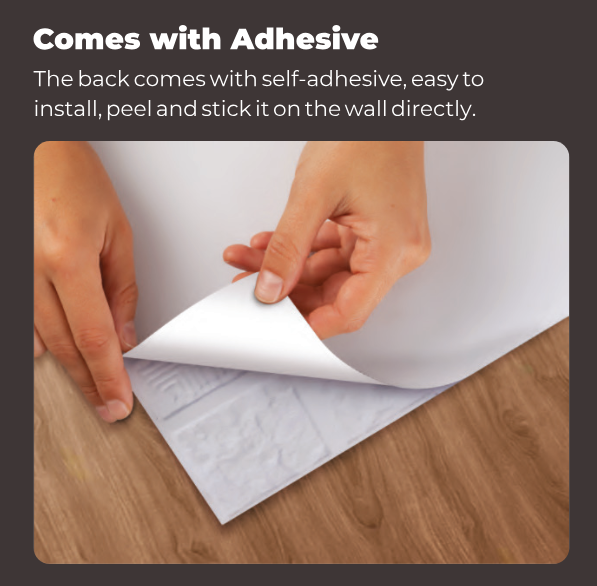 ZW TP 105 Black Matte finish 1 mm 3D Wall Pane | Material Depot