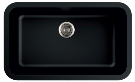 Carysil N100 785x480 mm Granite Metallic Nera Finish Jumbo Bowl Quartz ...