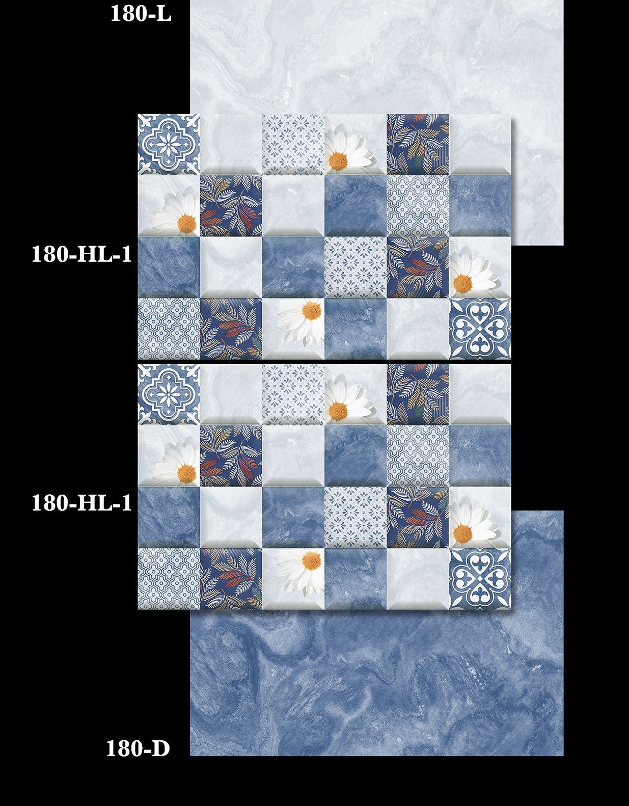 180 HL 1 450x300 mm Designer Ceramic Highlighter Tile