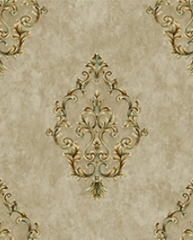 Las Vegas 21004 10 Meter x 21 Inches Damask Look Wallpaper - 57.41 Sq. Ft. CJS Wallpaper ...