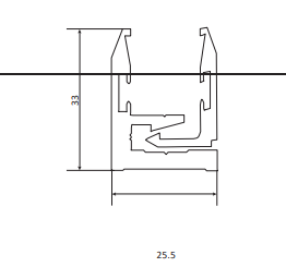 JMB-22 Chrome Finish Twin Pro Glazing Profile For 10 mm To 12 mm Glass ...
