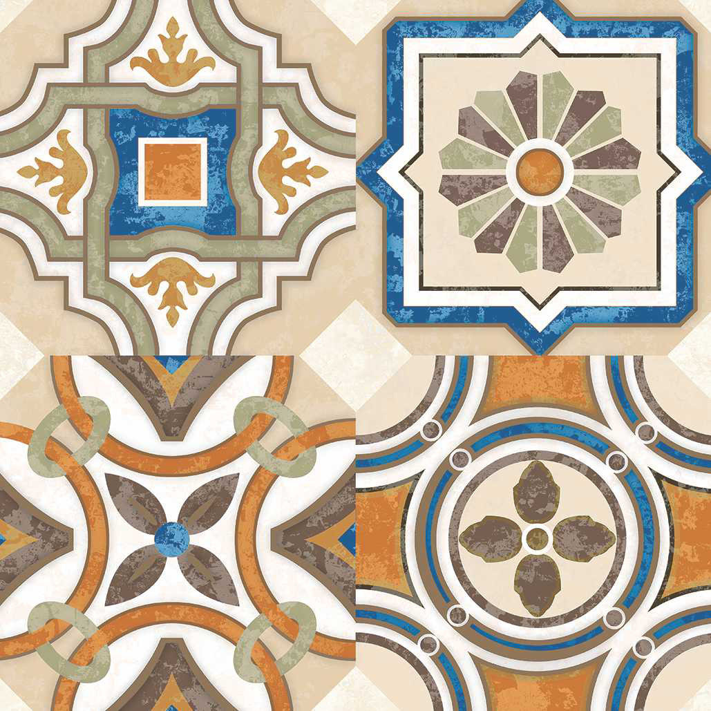 Moroccan Floor & Wall Tile TL 05726 B Radiance Pearl Gleam 2 ft x 2 ft ...