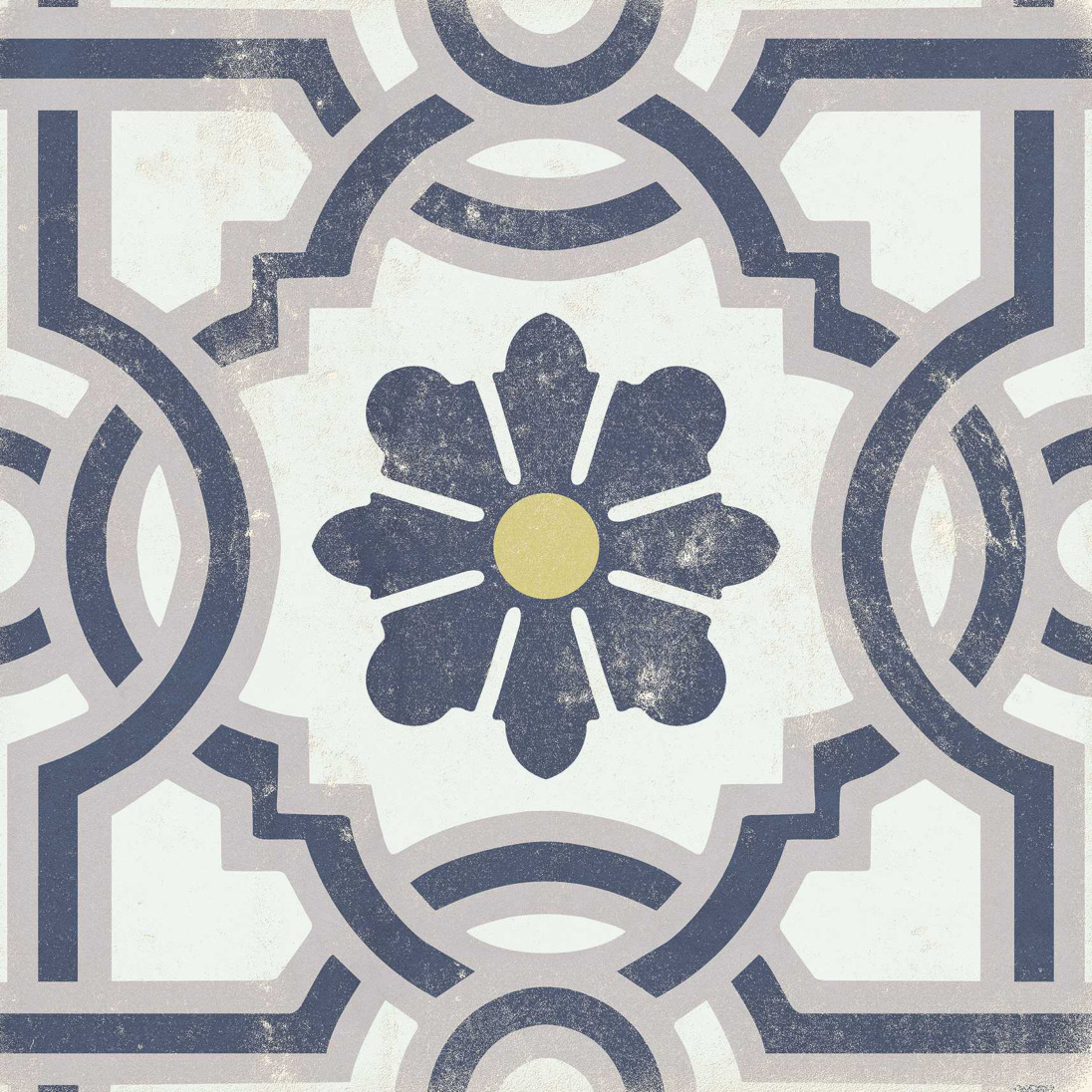 Moroccan Floor & Wall Tile TL 05719 Zellige Wave Blossom 12 x 12 inch ...