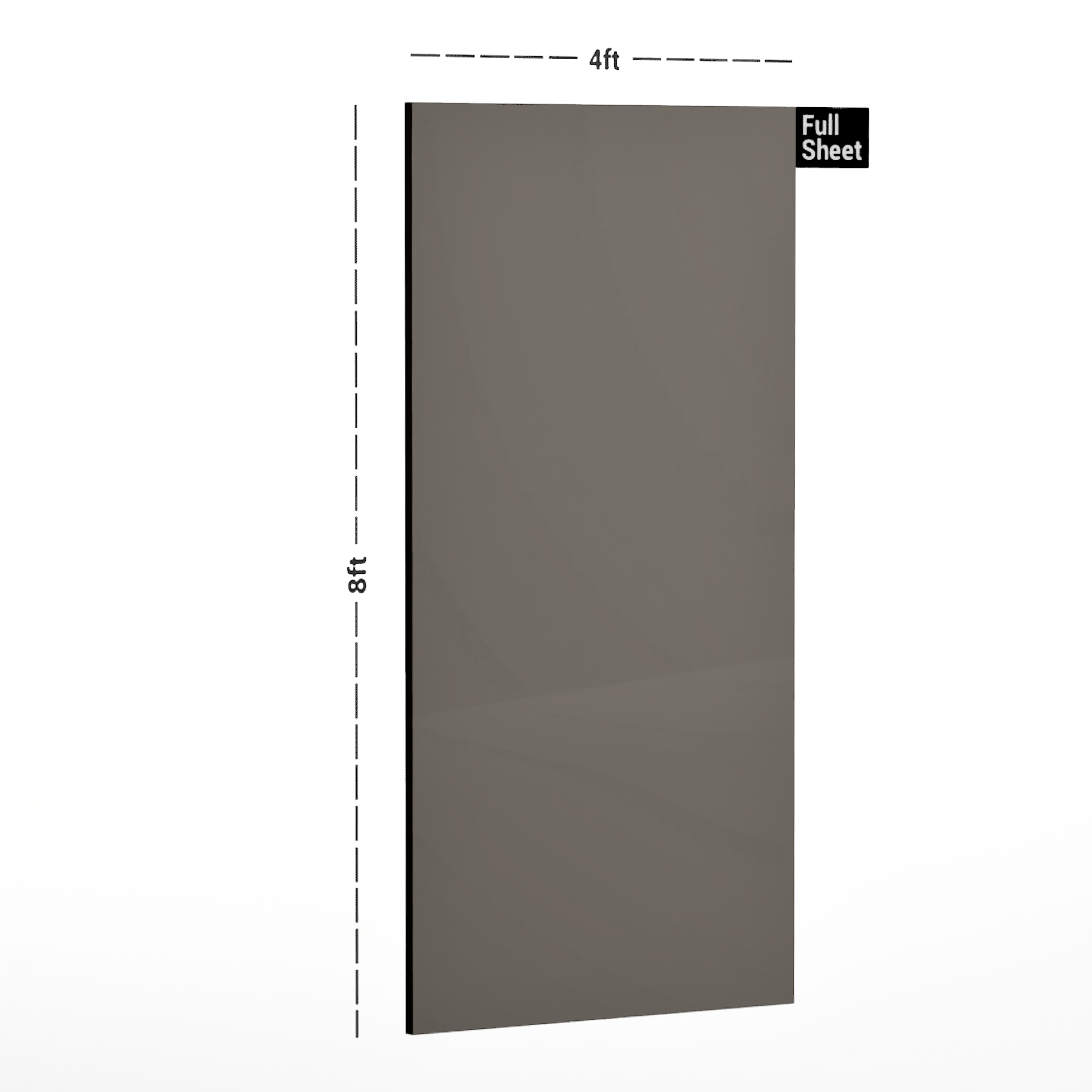 Shop Glossy finish 668 DG Gothic Grey Decorative Laminate | Material Depot