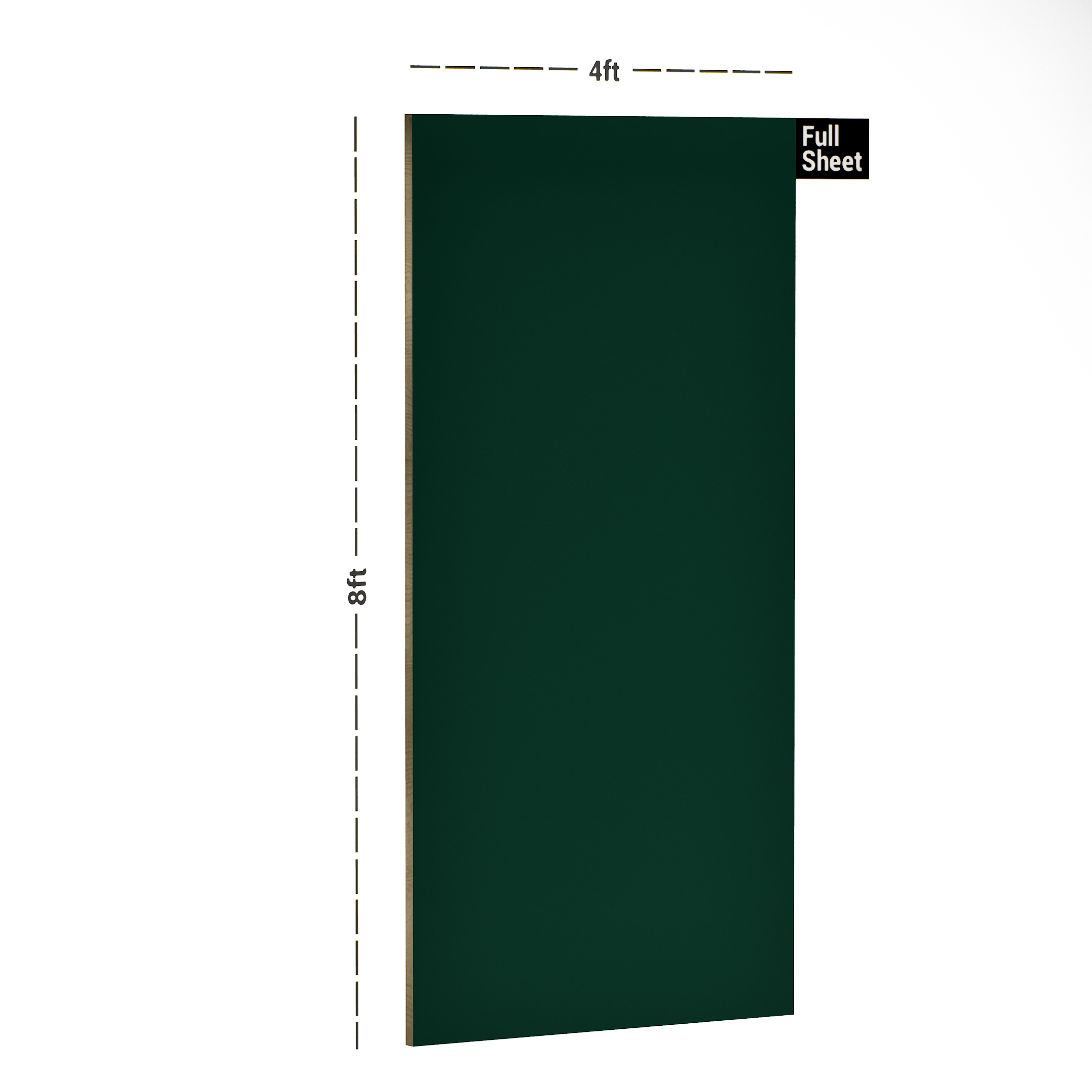 S1122 SU Emerald Green Chalk Board 8 ft x 4 ft Suede Finish Speciality ...
