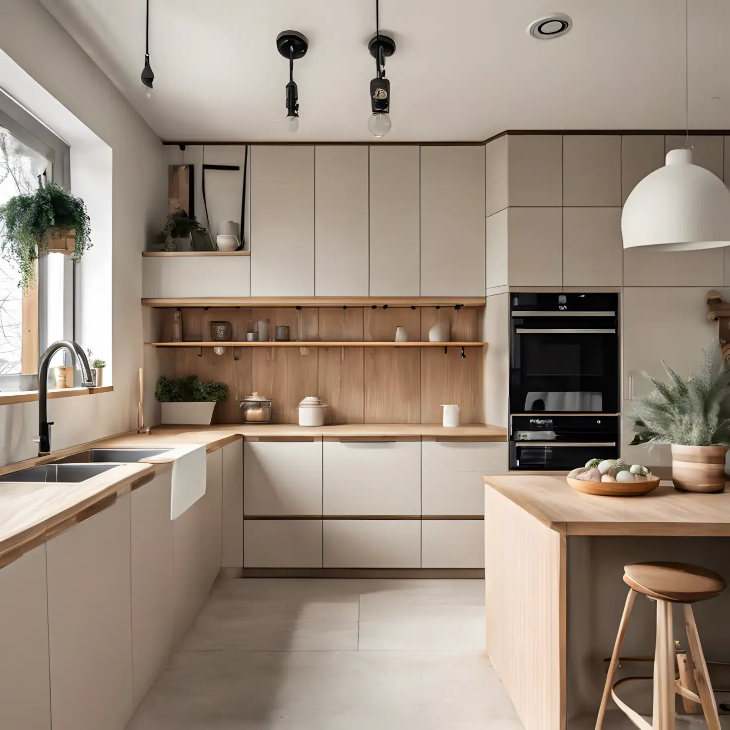Minimalist Scandinavian-Inspired Kitchen Design